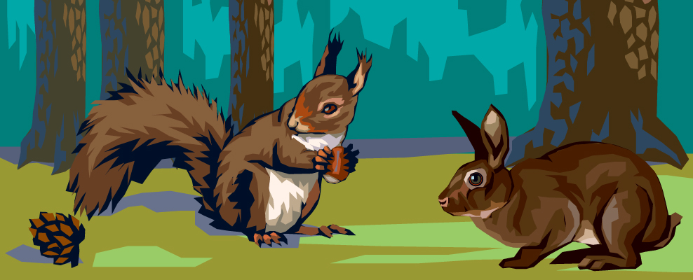 The squirrel and the rabbit - Municipal World