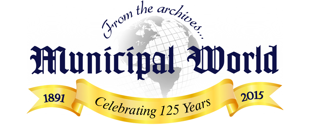 From the archives ... 2000-2009 Municipal World - Municipal World