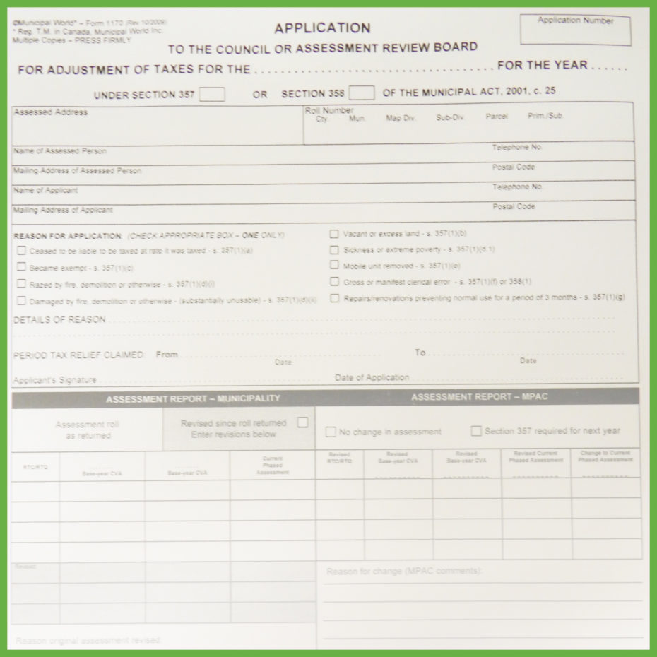 Municipal Government Forms - Municipal World
